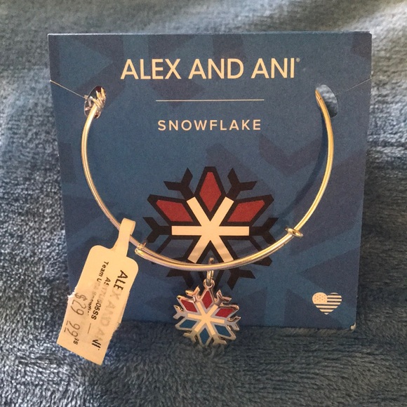 Alex and Ani | Jewelry | Price Drop Alex Ani Snow Flake Bangle | Poshmark
